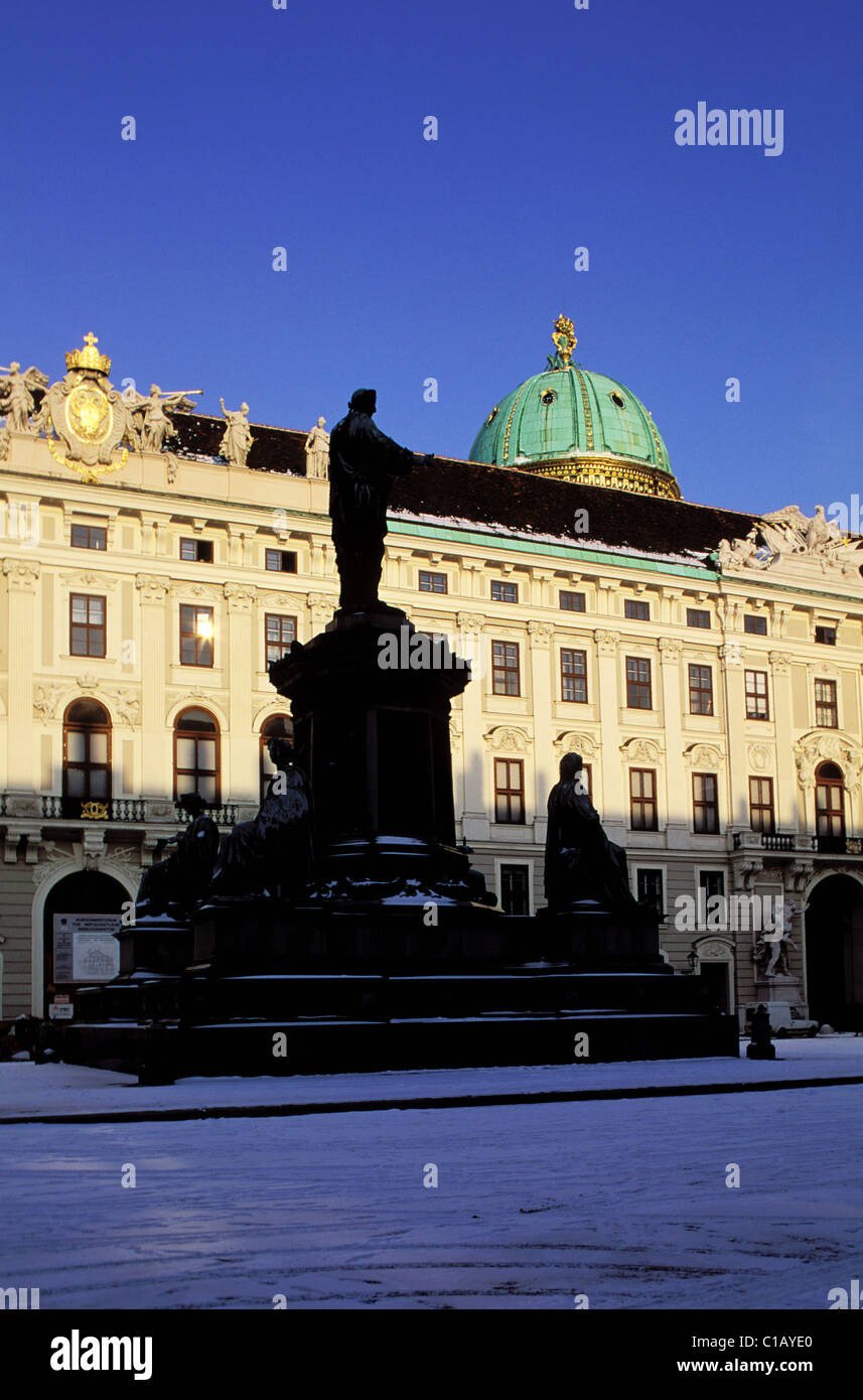 Austria, Vienna, Hofburg palace, In Der Burgî square Stock Photo - Alamy