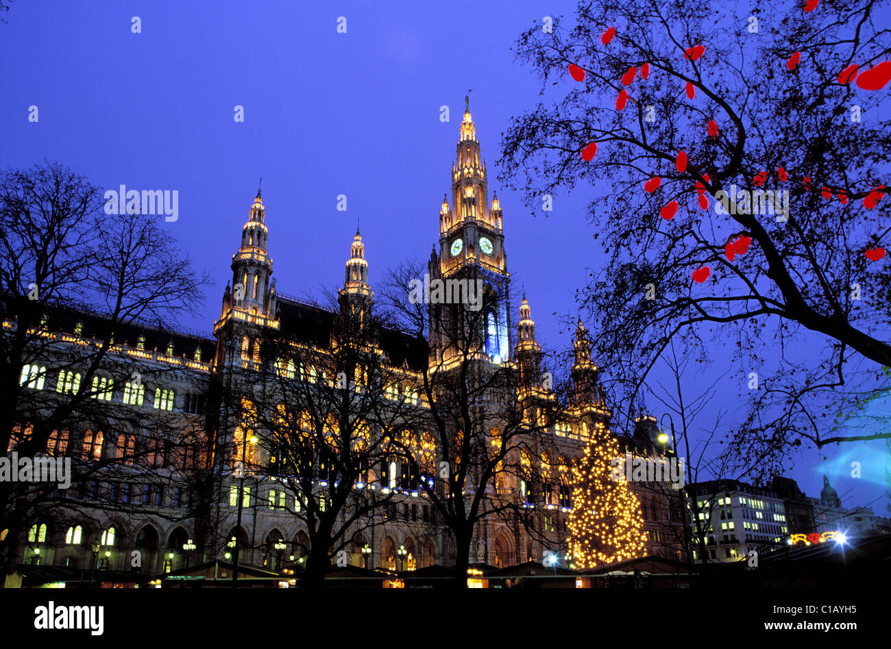 Austria, Lower Austria, Vienna, the Rathaus (town-hall Stock Photo - Alamy