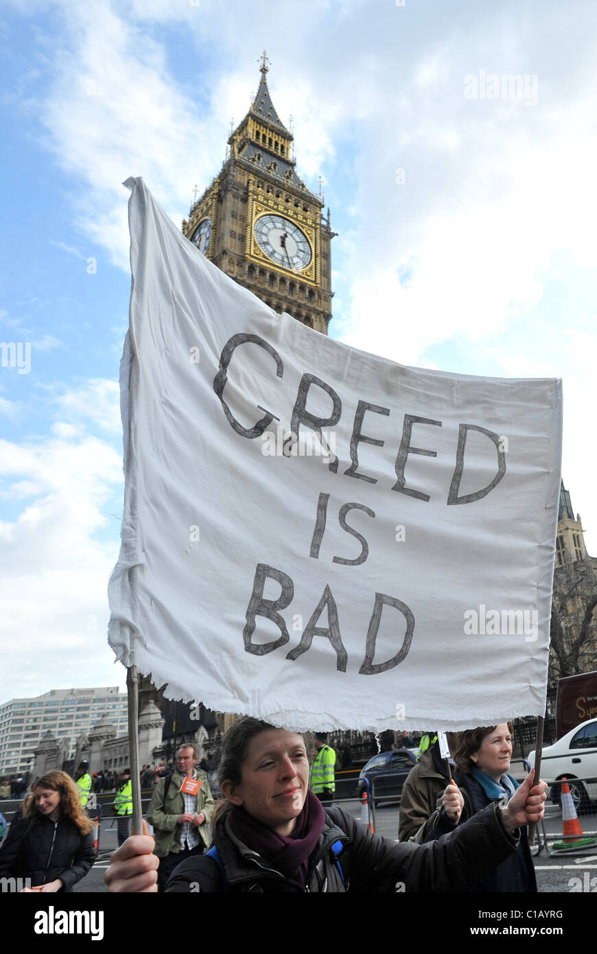 Tens of thousands of protesters marched through Central London ahead of ...