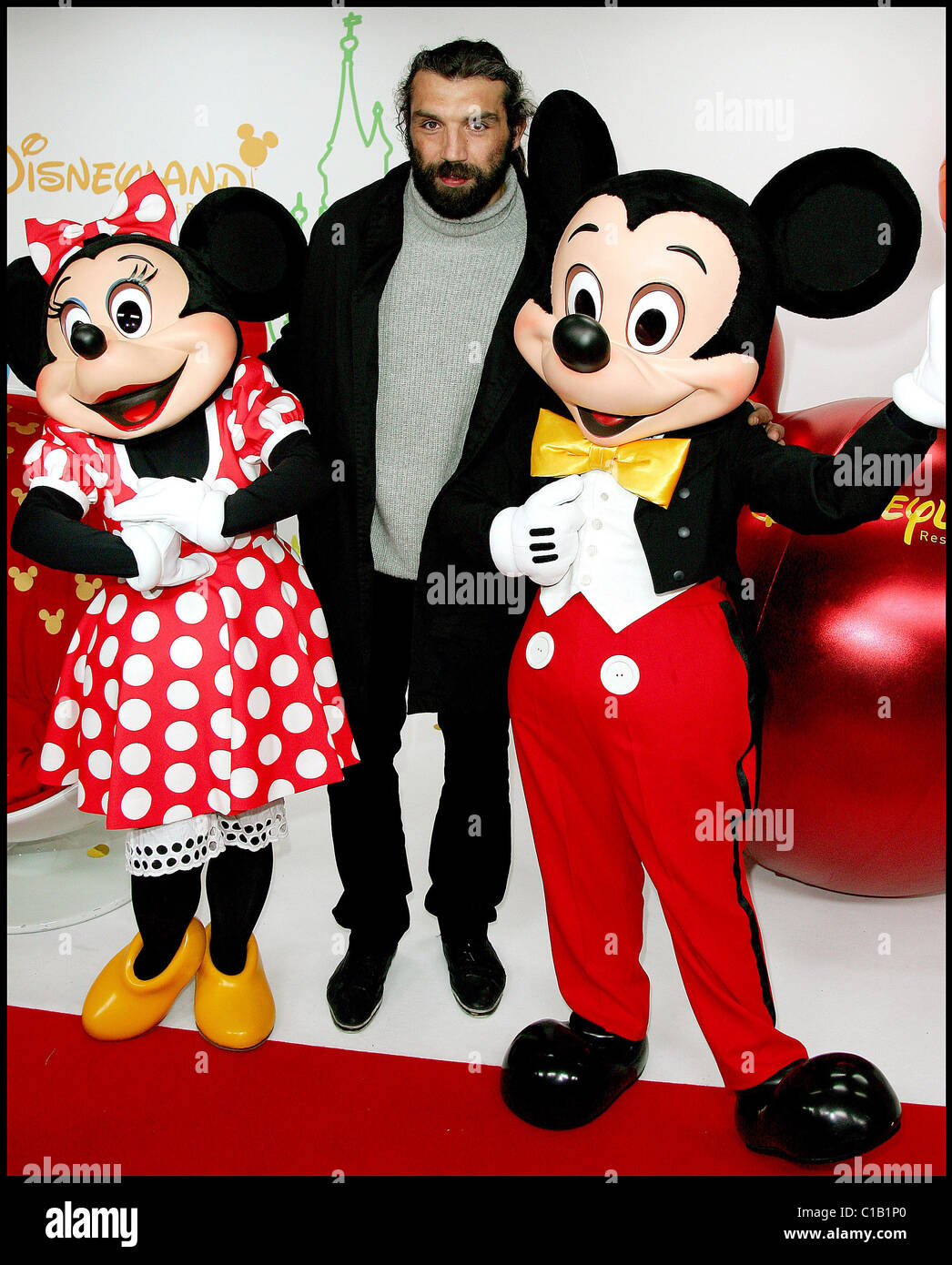 Sebastien Chabal Mickey's Magical Party held at Disneyland Resort Paris ...