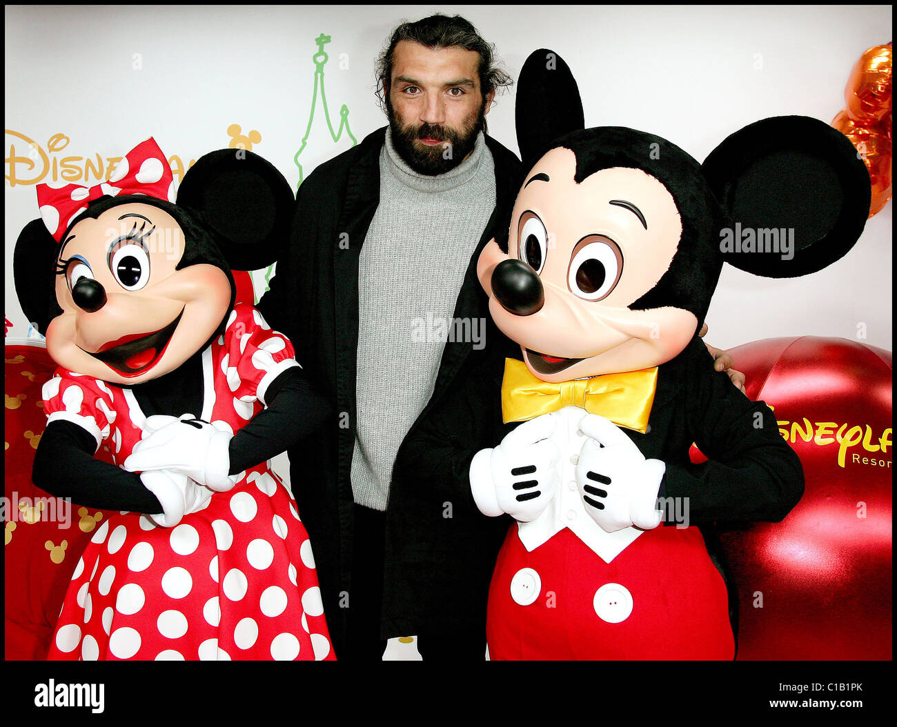 Sebastien Chabal Mickey's Magical Party held at Disneyland Resort Paris ...