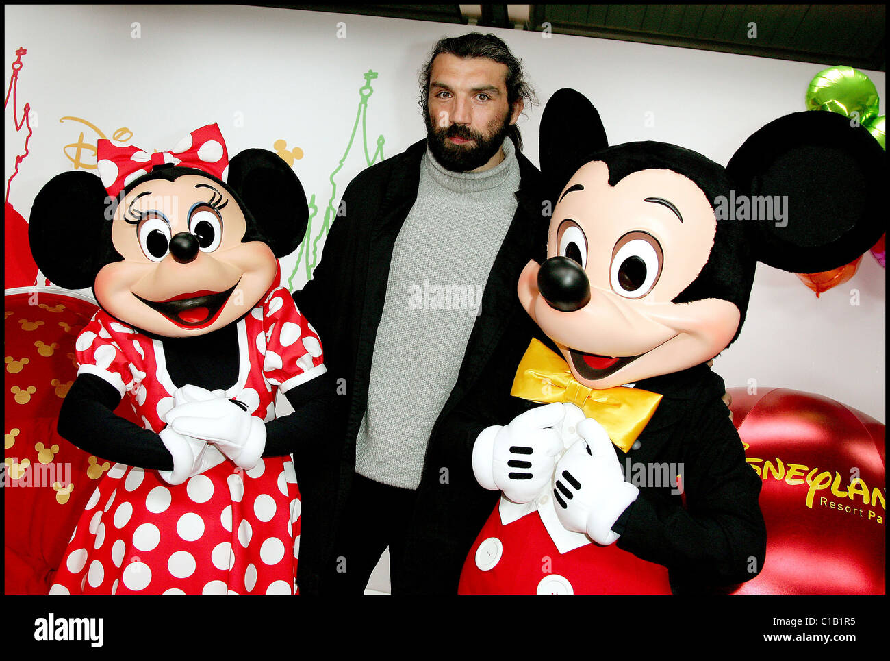 Sebastien Chabal Mickey's Magical Party held at Disneyland Resort Paris ...