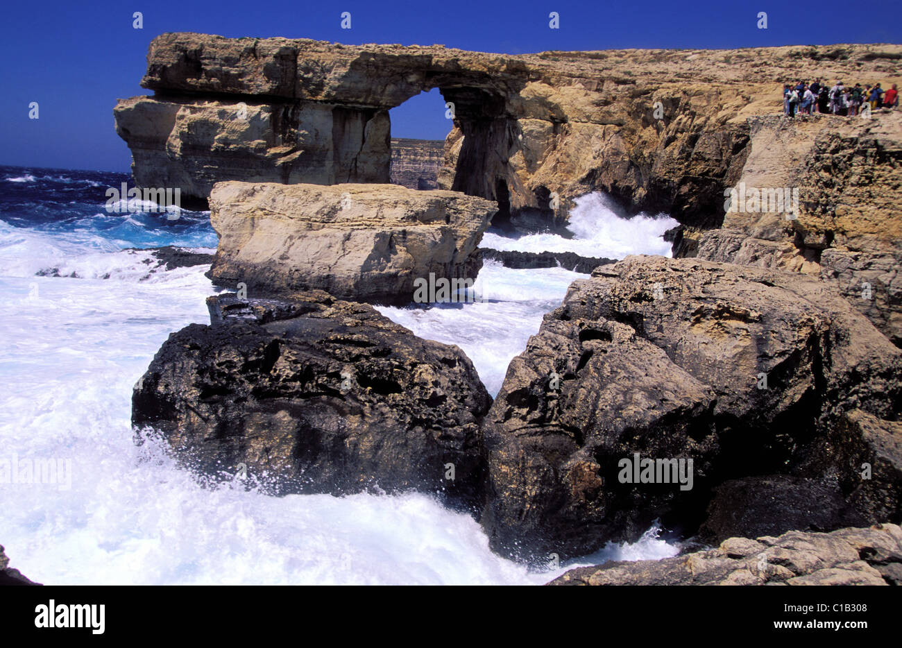Malta, Gozo, Azur Window Stock Photo - Alamy