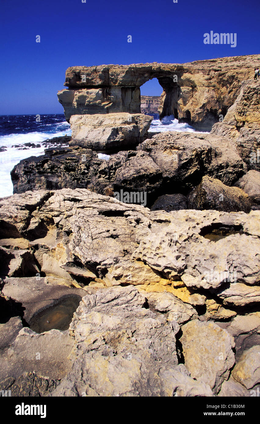 Malta, Gozo, Azur Window Stock Photo - Alamy