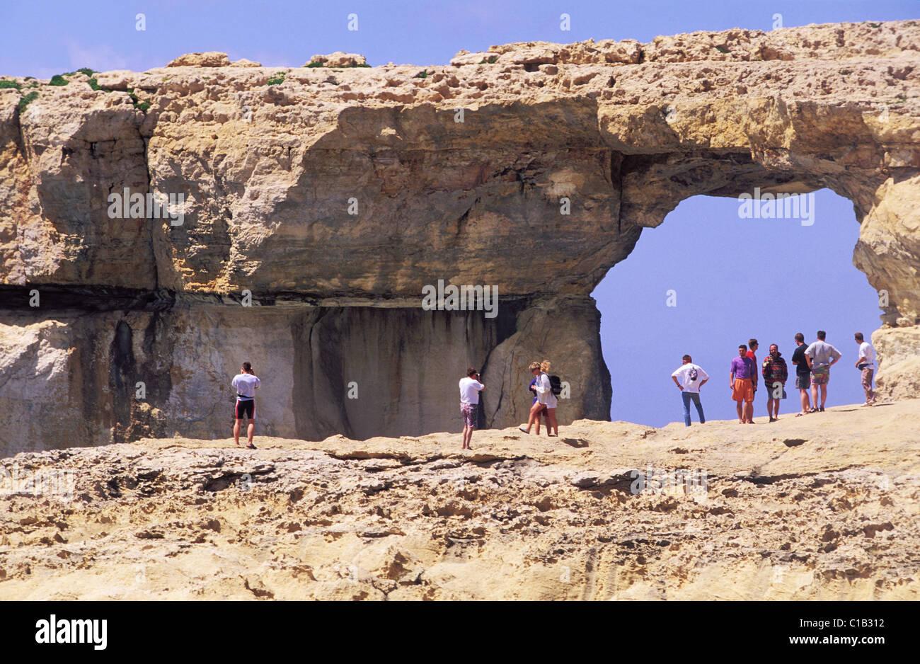 Malta, Gozo, Azur Window Stock Photo - Alamy