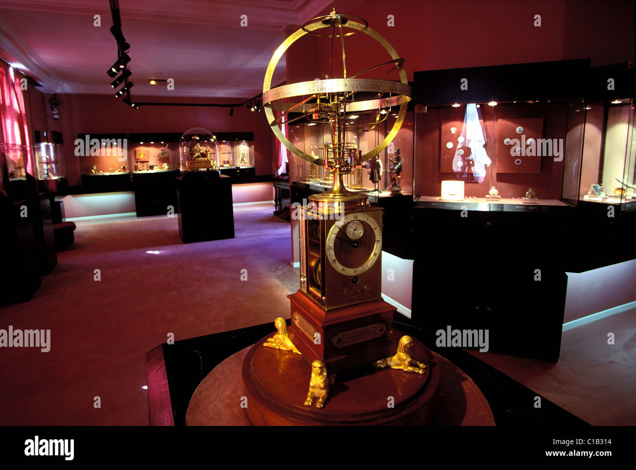 France, Haute Garonne, Toulouse, Dupuy Museum, clocks' room Stock Photo ...