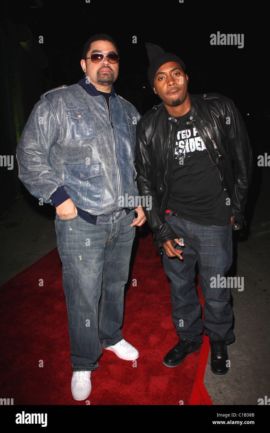 Heavy D, Nas Queen Latifah's Birthday Party at SIR - Arrivals Los ...