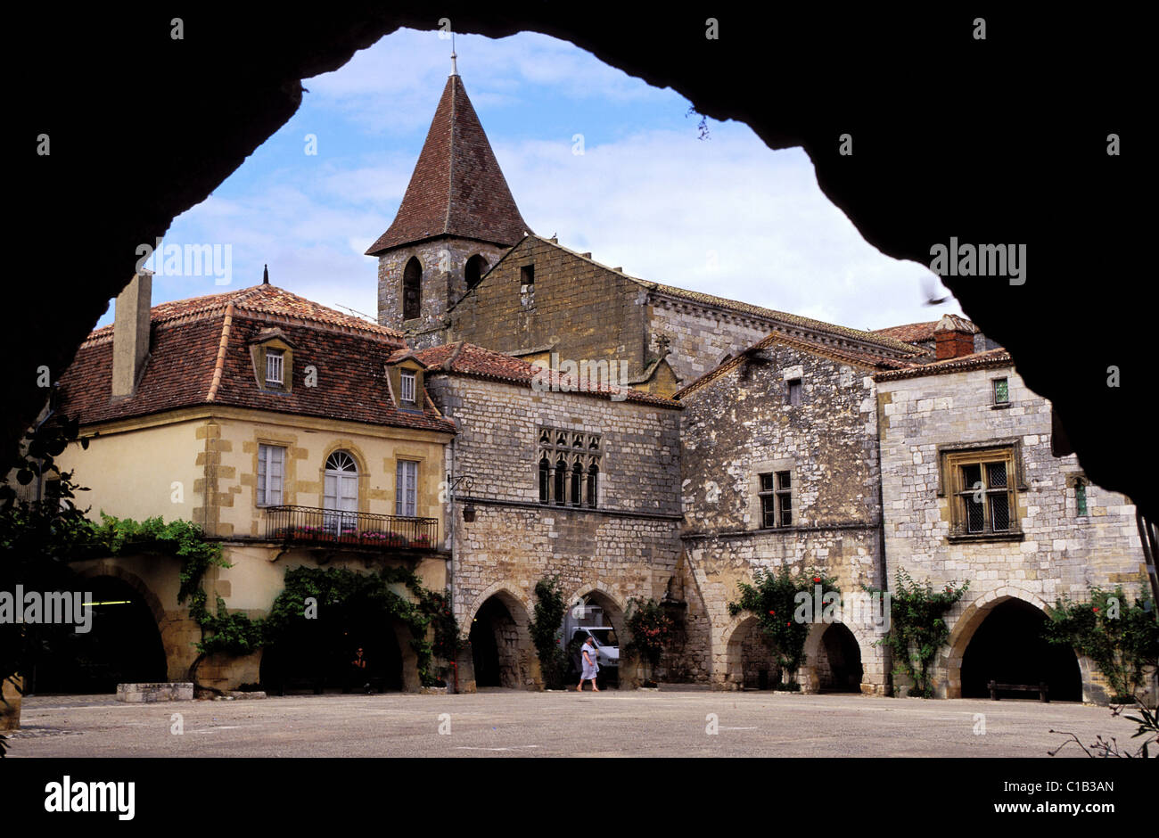 France Dordogne Monpazier village labelled Les Plus Beaux Villages de ...