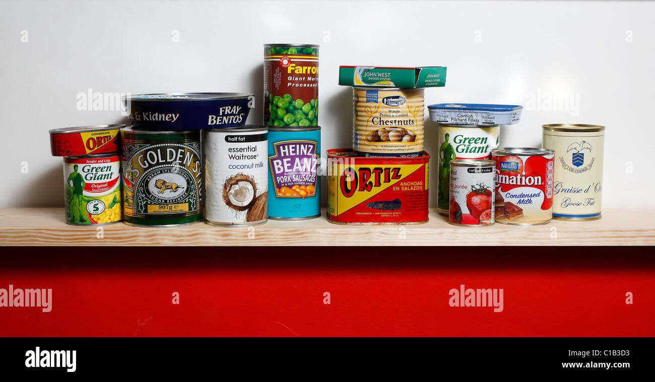Canned goods hi-res stock photography and images - Alamy