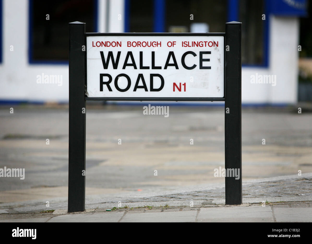 Street signs form across North London Stock Photo - Alamy