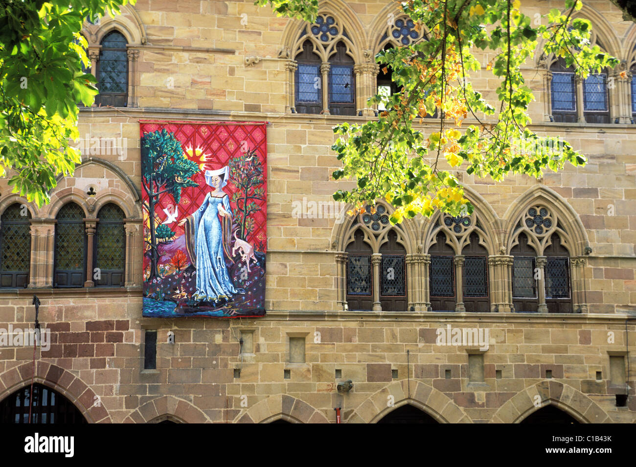 France, Tarn, Cordes sur Ciel medieval village, Grand Fauconnier house ...