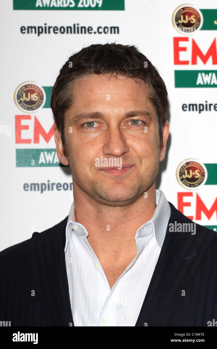 Gerard Butler Jameson Empire Film Awards held at the Grosvenor House ...
