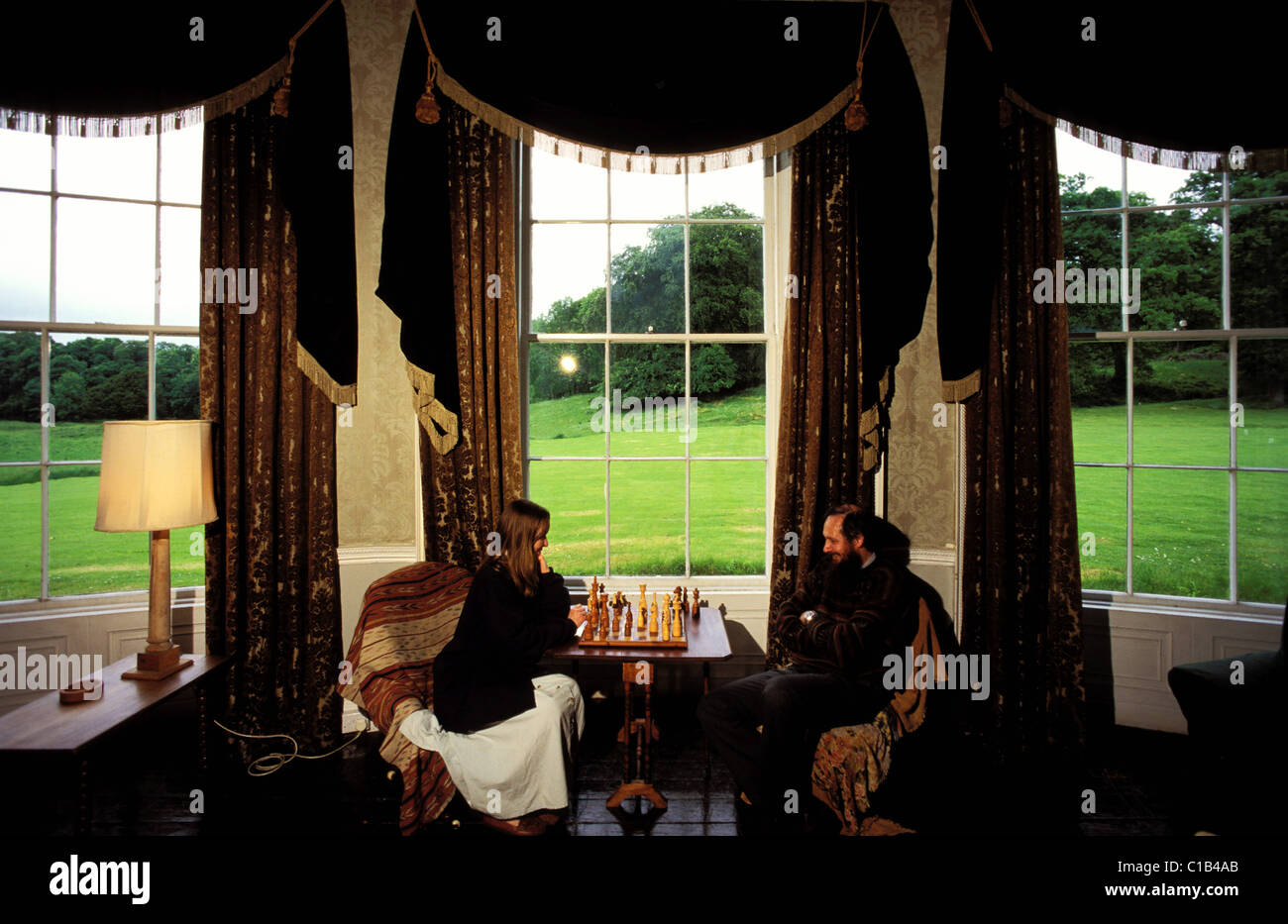 Republic of Ireland, Offaly county, charming country manor, Tullanisk ...