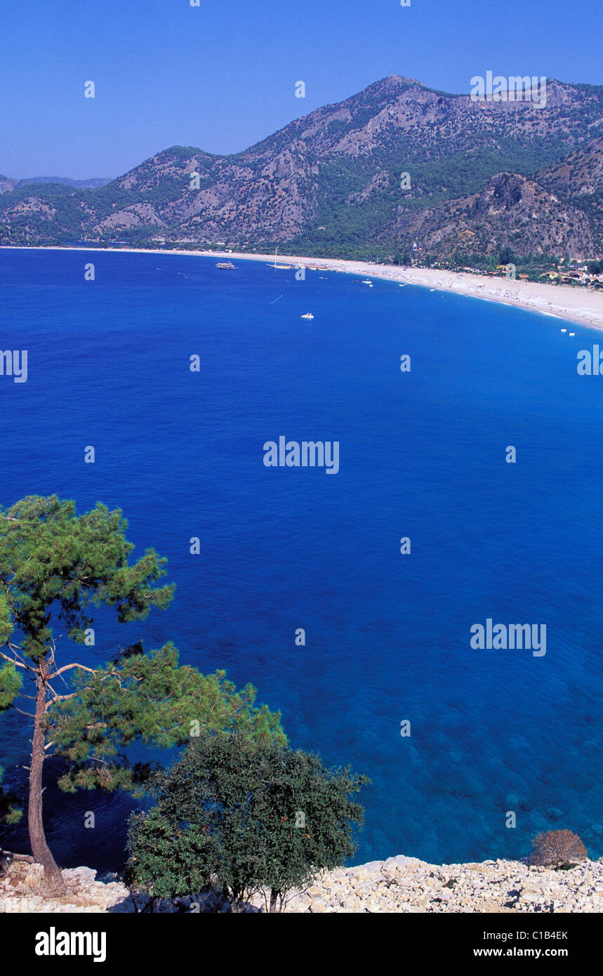 Turkey, Turquoise Coast area, Ölüdeniz, famous beach, 10 miles away ...