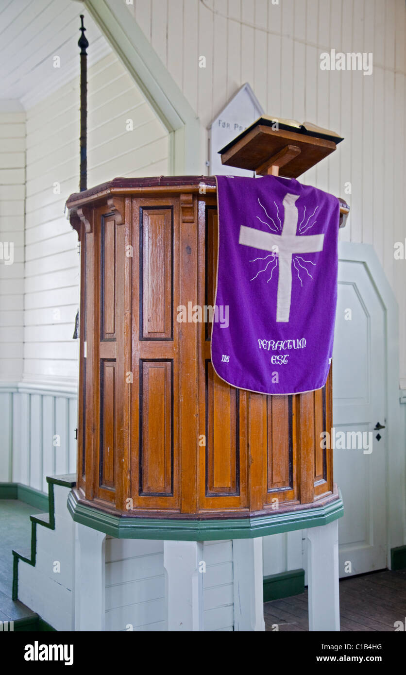 Old whaling church interior hi-res stock photography and images - Alamy