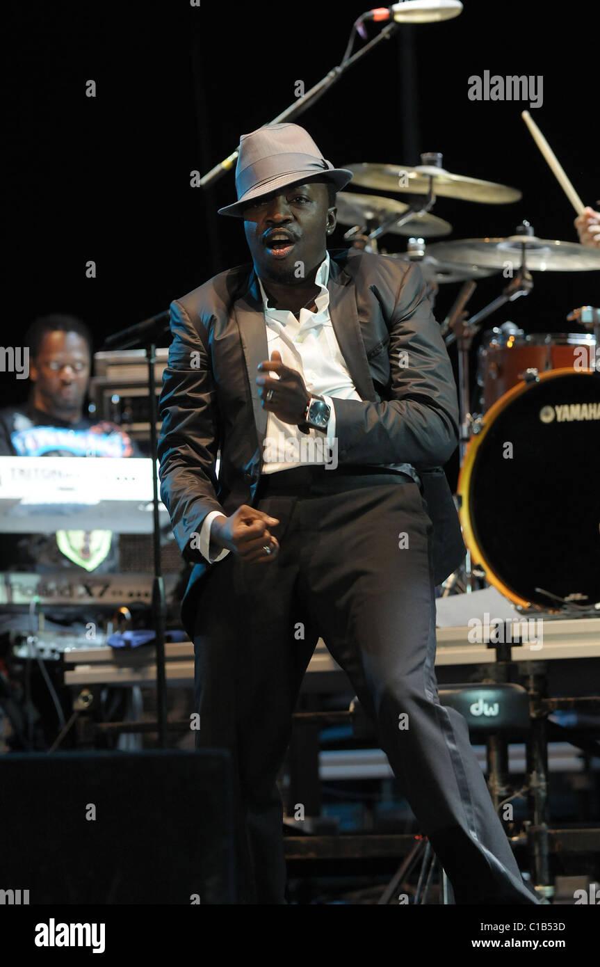 Anthony Hamilton The 4th annual 'Jazz In The Garden' concert held at ...