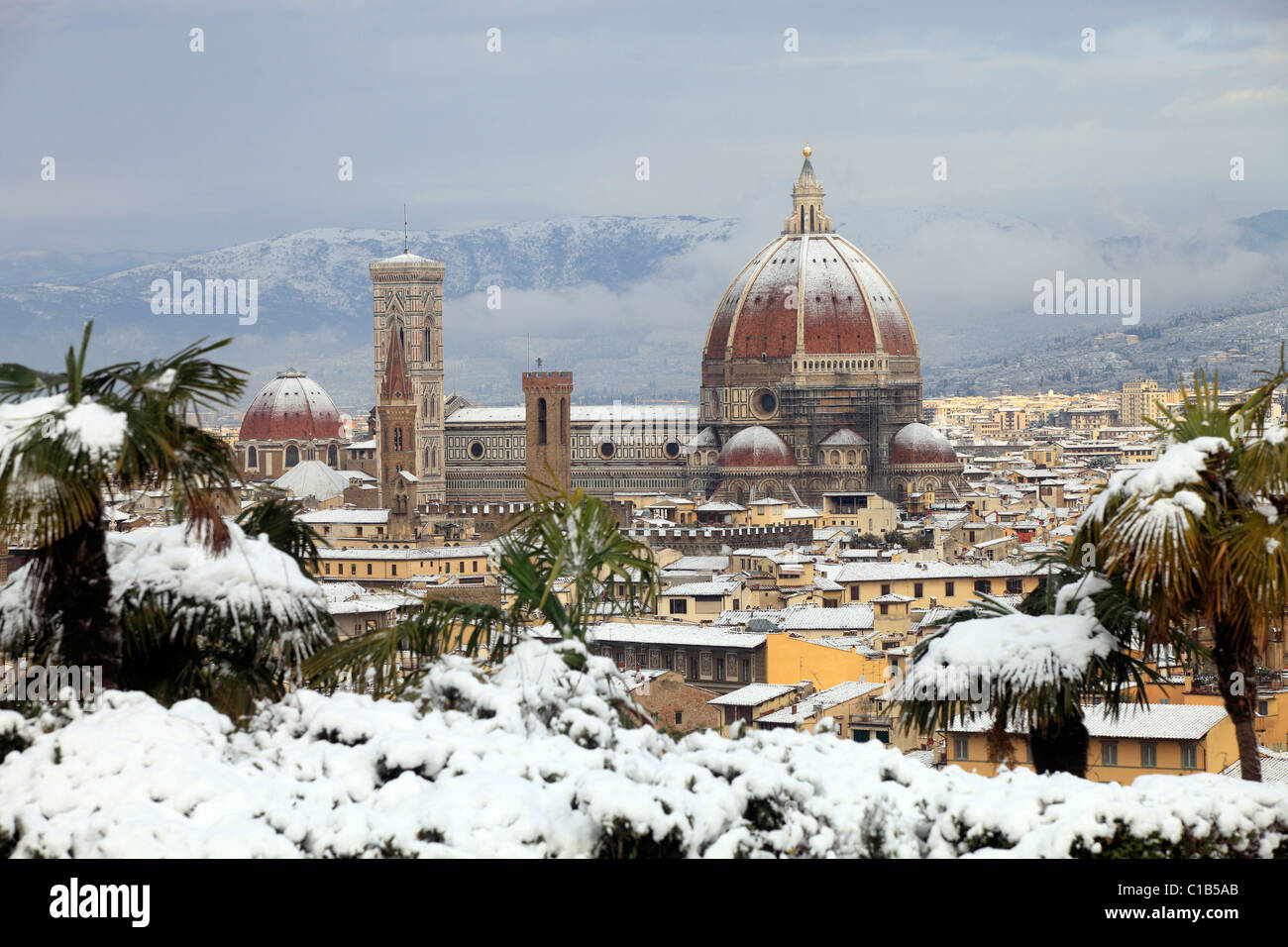 Florence italy snow hi-res stock photography and images - Alamy