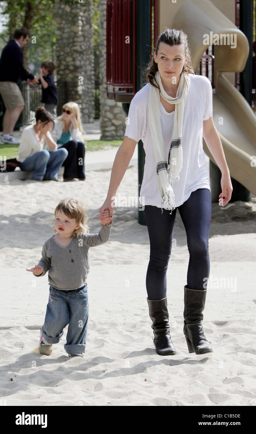 Milla Jovovich Kids
