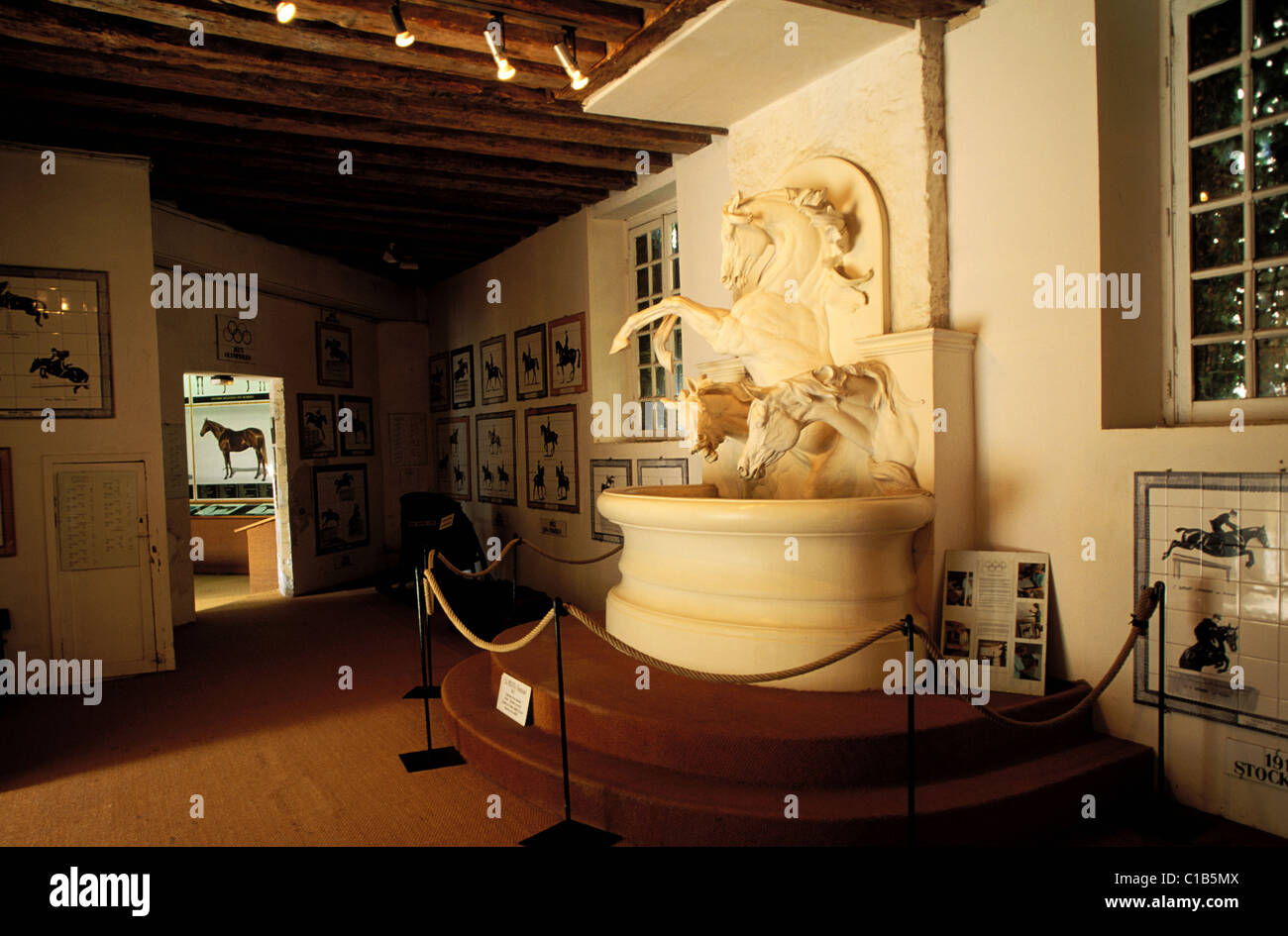 France, Oise, Chantilly, Horse Museum, big Stables Stock Photo - Alamy