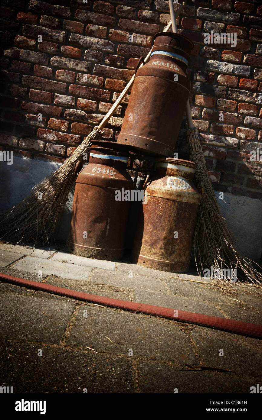 Big old broom hi-res stock photography and images - Alamy