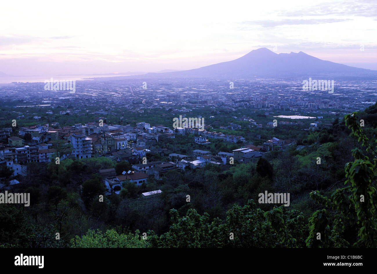 Italy, Campanie, Naples, the Vesuvius (inactive volcano from 1944 Stock ...