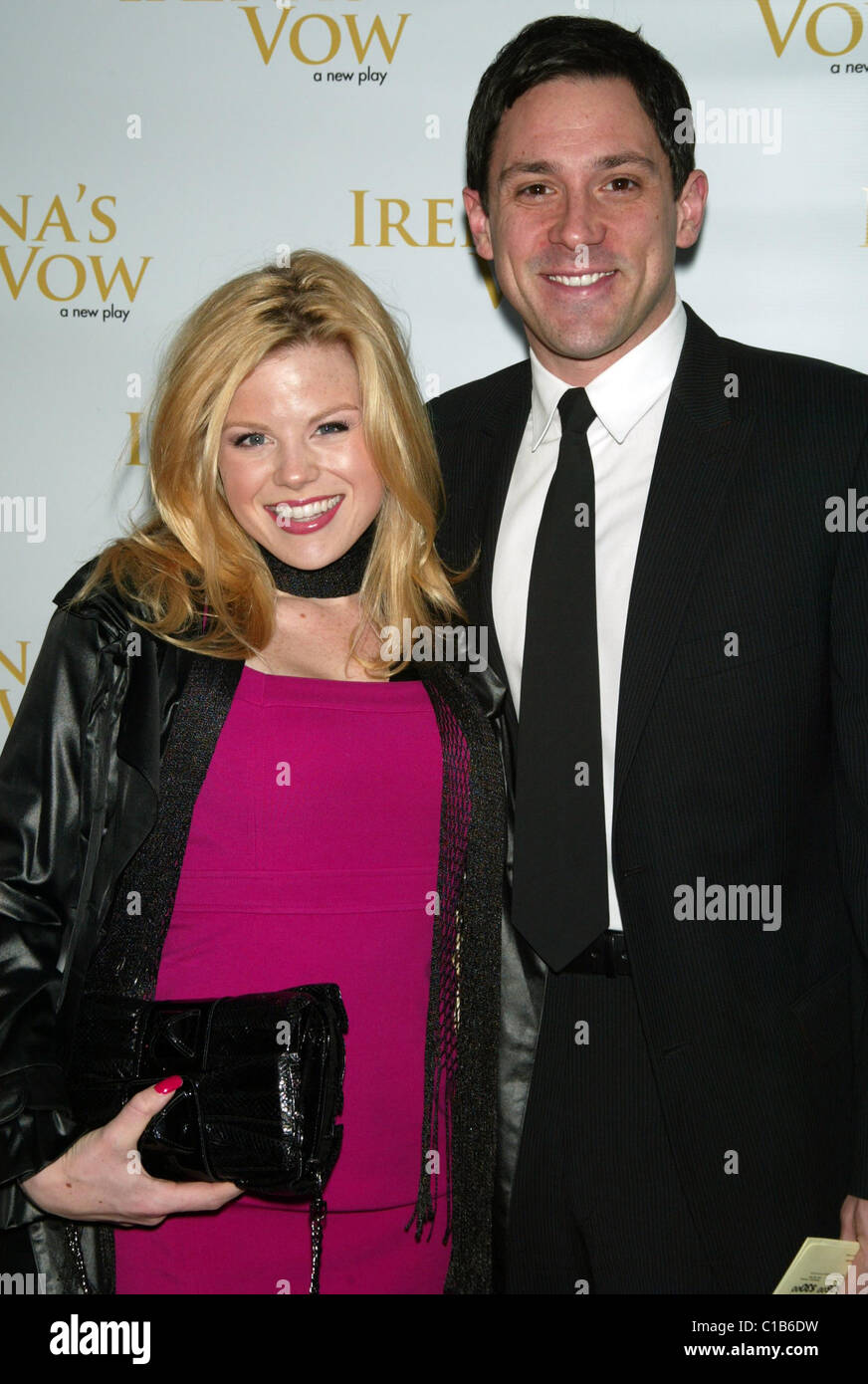 Megan Hilty and Steve Kazee Opening Night of the Broadway play "Irena's ...