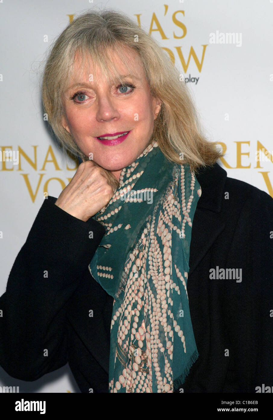 Blythe Danner Opening Night of the Broadway play "Irena's Vow" at the ...