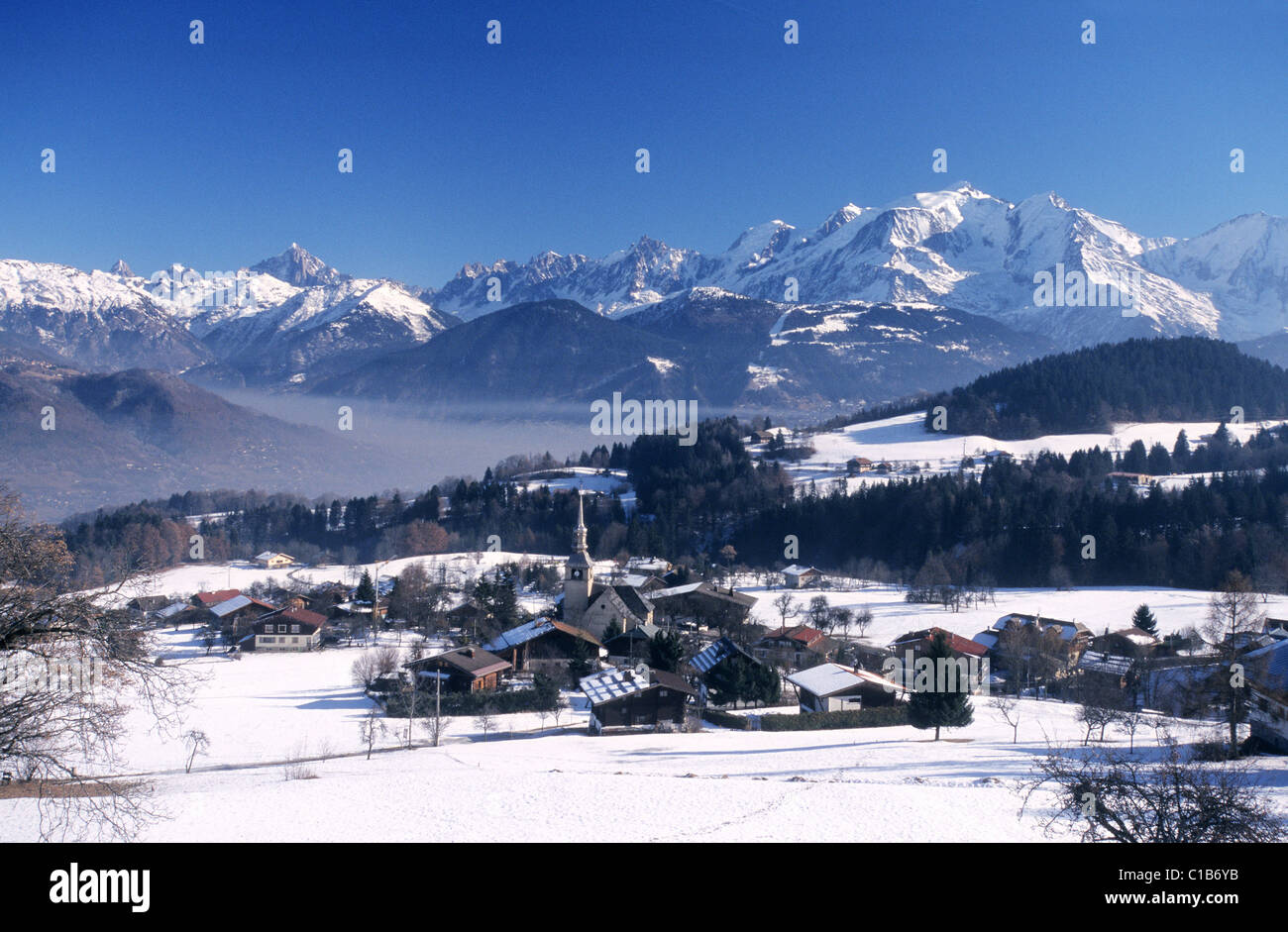 France, Haute Savoie, Cordon village Stock Photo - Alamy