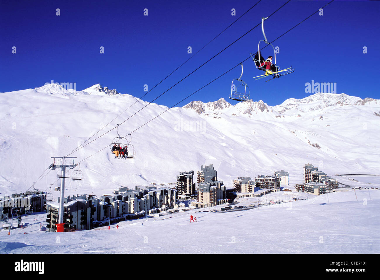 France, Savoie, Tignes, Val Claret Stock Photo - Alamy