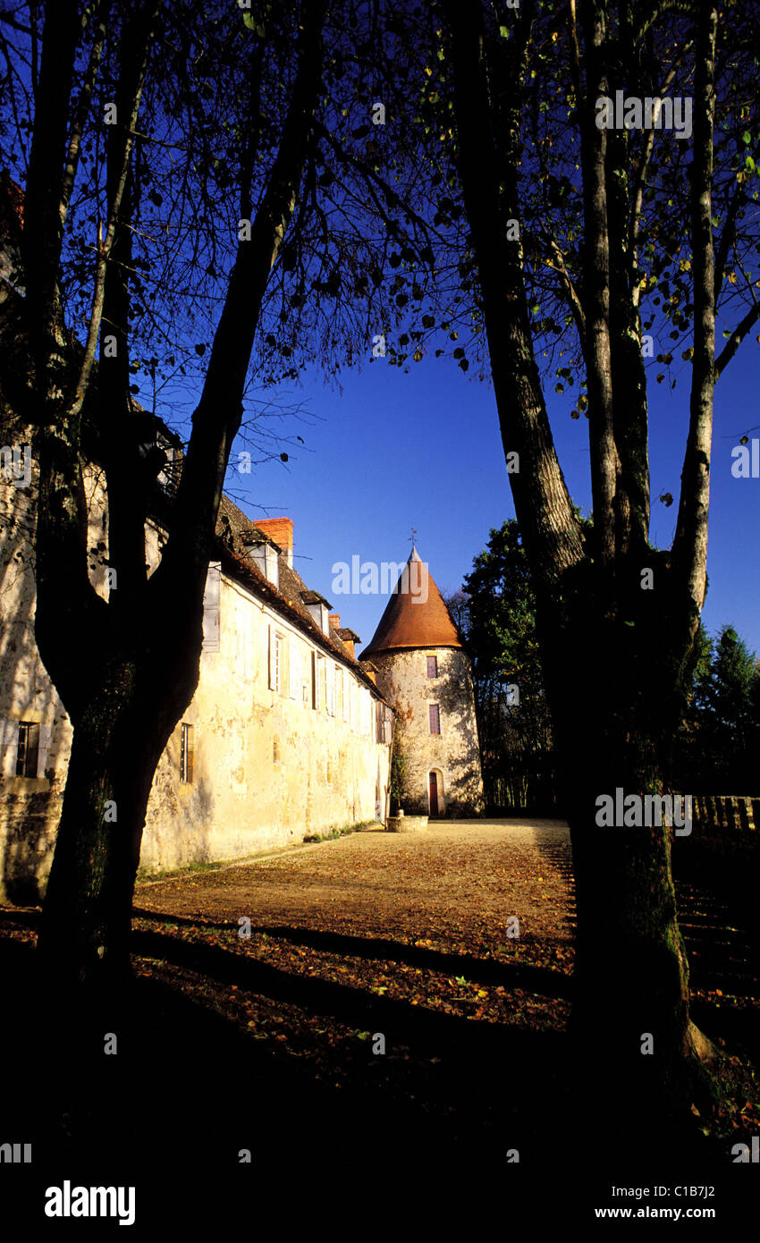 France, Charente, Peyrac castle Stock Photo - Alamy