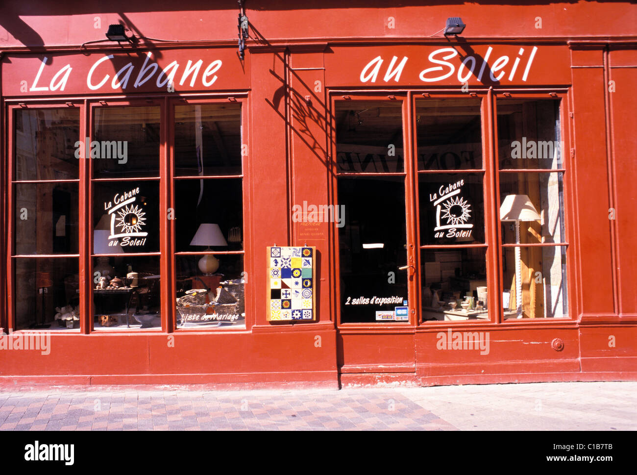 France, Drome, Valence, shop in the Grande Rue Stock Photo - Alamy