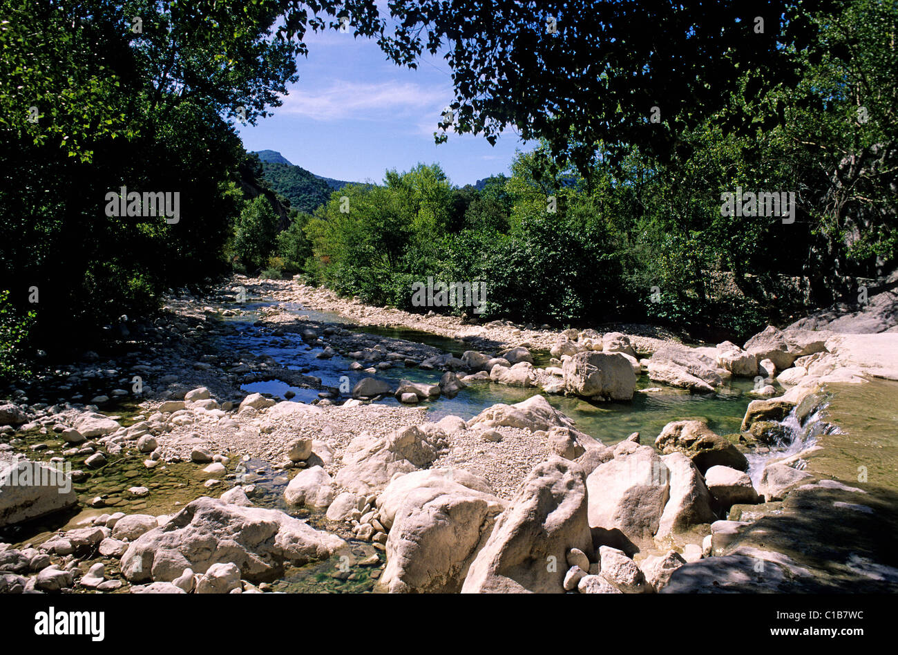 France, Drome, Ouveze valley towards Buis les Baronnies Stock Photo - Alamy