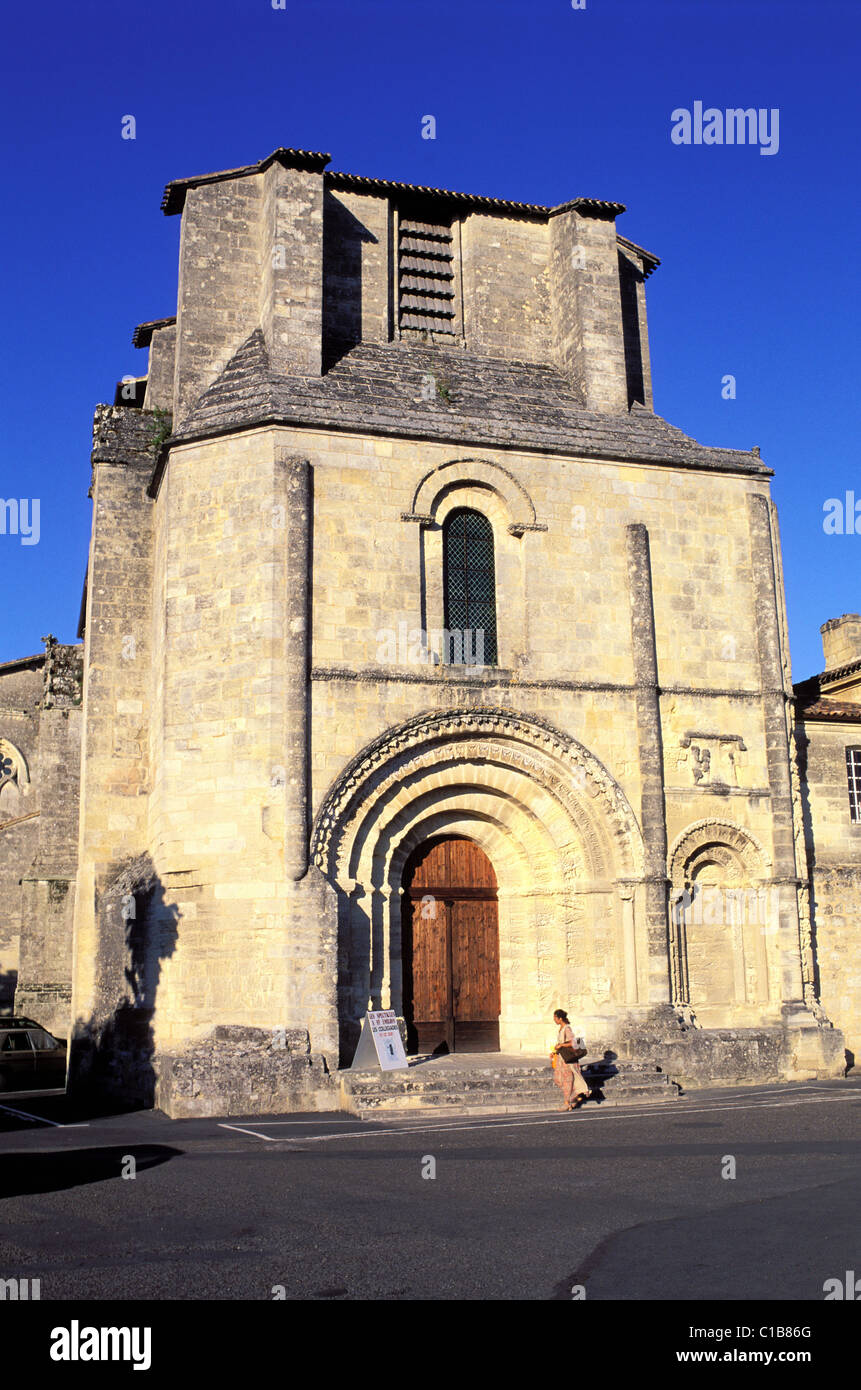 France, Gironde, Saint Emilion, collegiate church Stock Photo - Alamy