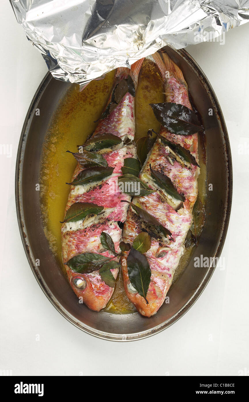 Roasted Red Snapper Stock Photo - Alamy
