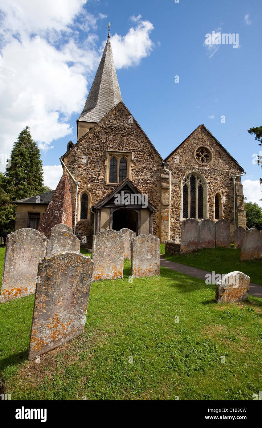 Shere Village Church Stock Photo - Alamy