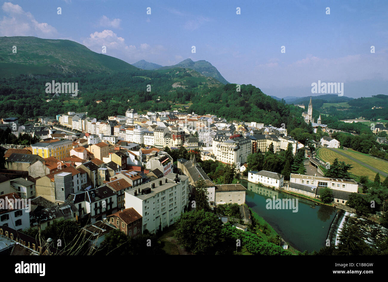 France, Hautes Pyrenees, city of Lourdes Stock Photo - Alamy