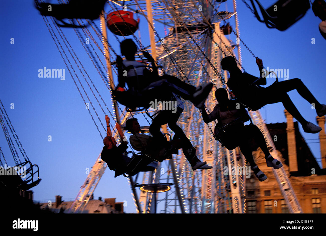 France, Paris, funfair in theTuileries gardens Stock Photo - Alamy