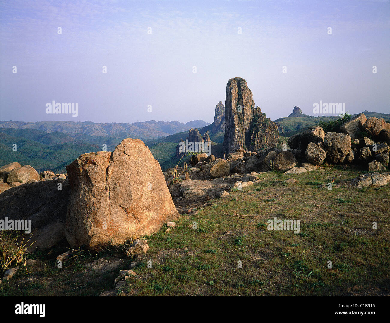 Cameroon, Mandara mountains, northern Cameroon, Kapsikis tribe in ...