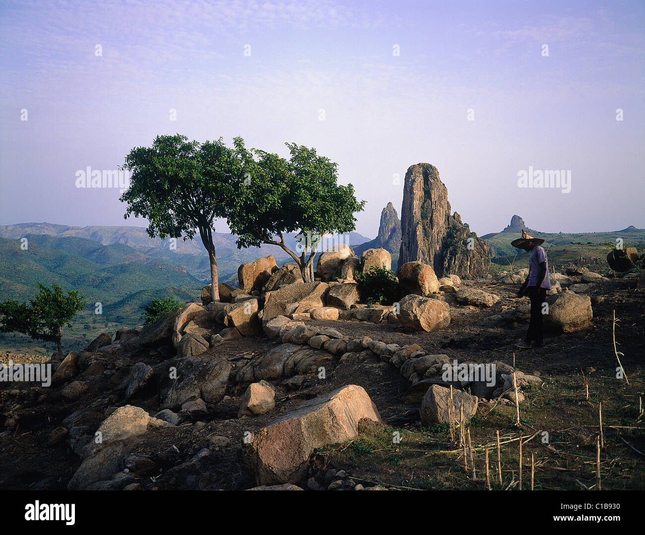 Cameroon, village of Rhumsiki, Kapsikis tribe Stock Photo - Alamy