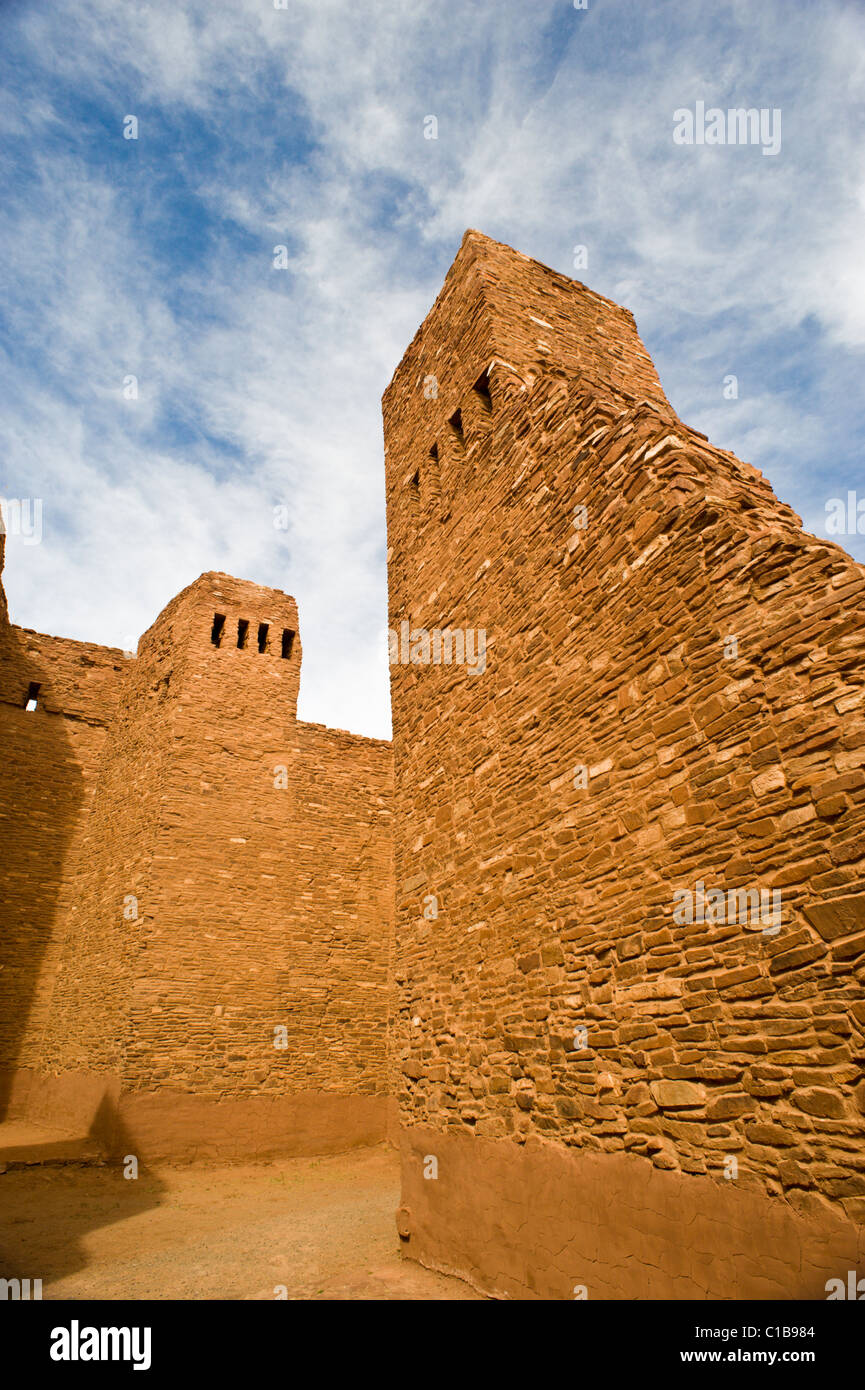 The Quarai Pueblo Ruins, Salinas Pueblo Missions National Monument, at ...