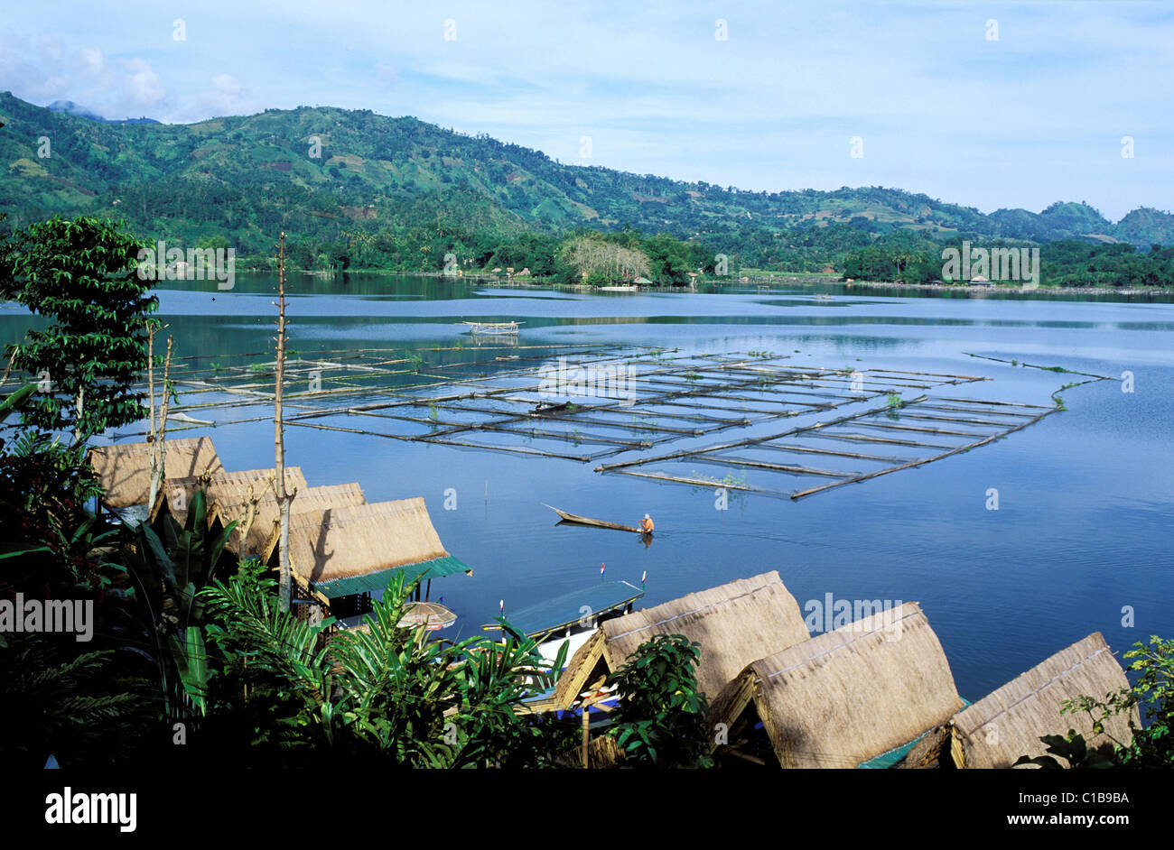 Philippines (Filipino), Mindanao Island, Lake Sebu Stock Photo - Alamy