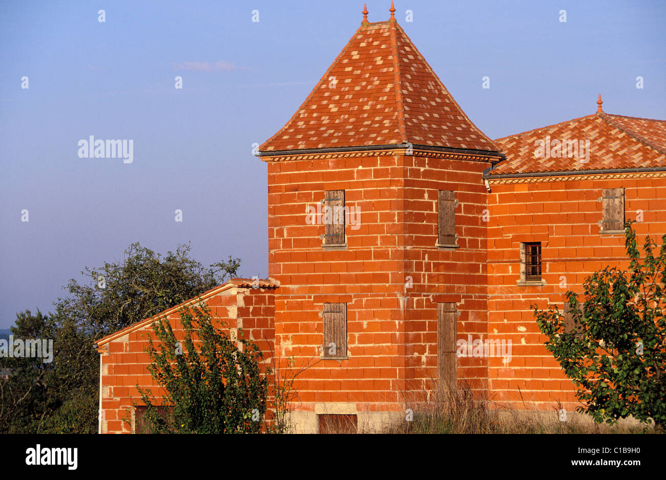 France, Lot et Garonne, house in the surroundings of Monflanquin ...