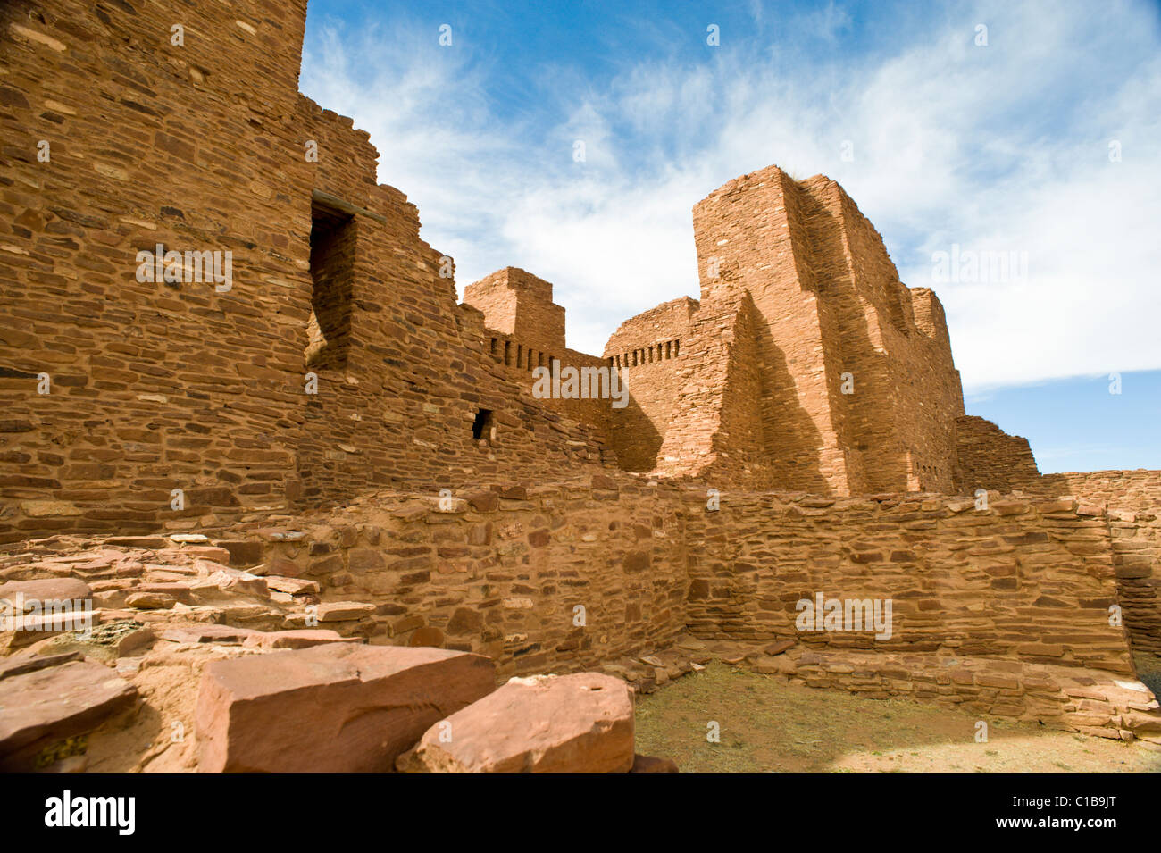 The Quarai Pueblo Ruins, Salinas Pueblo Missions National Monument, at ...