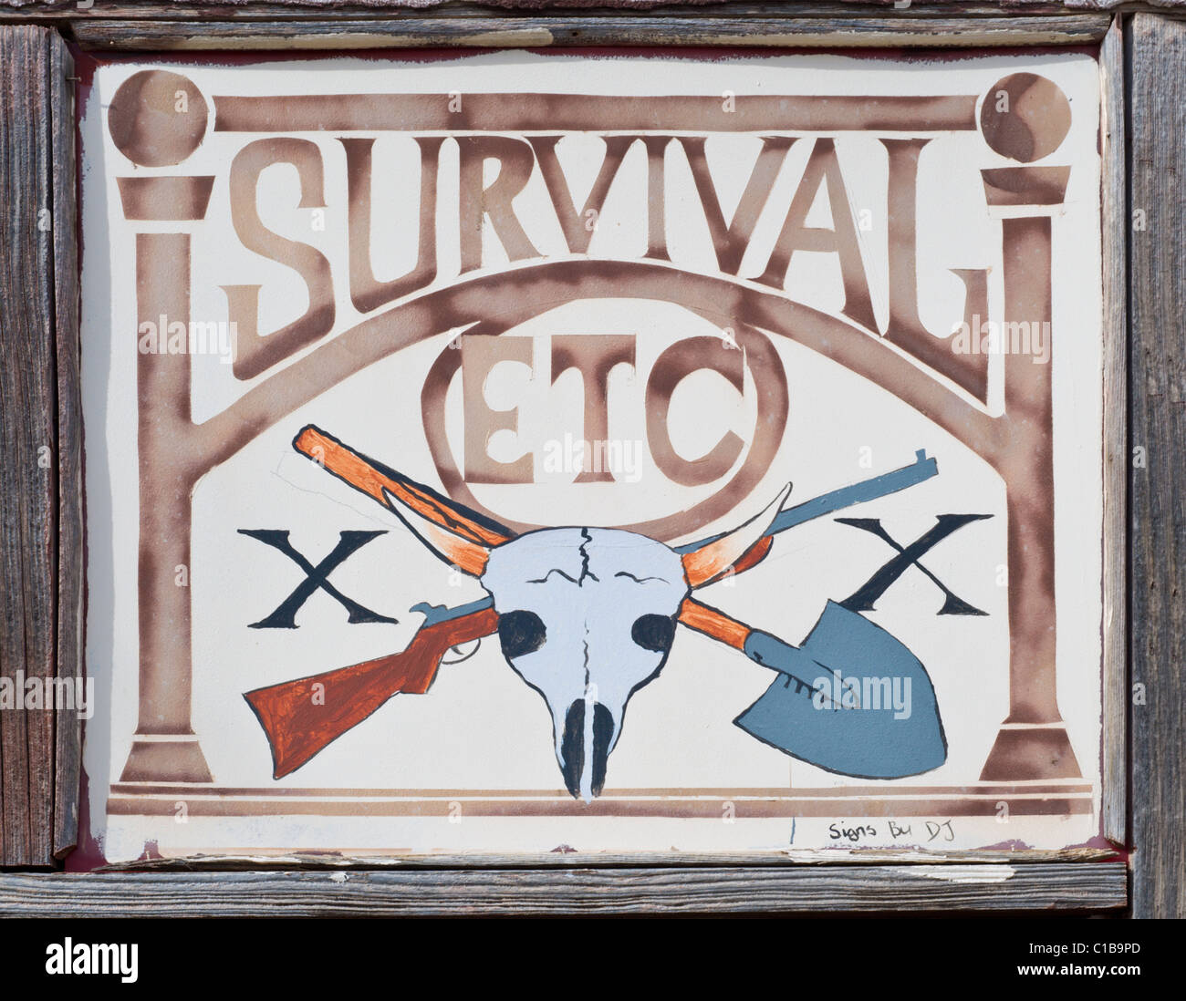 Survival etc. store in Mountainair, New Mexico Stock Photo - Alamy