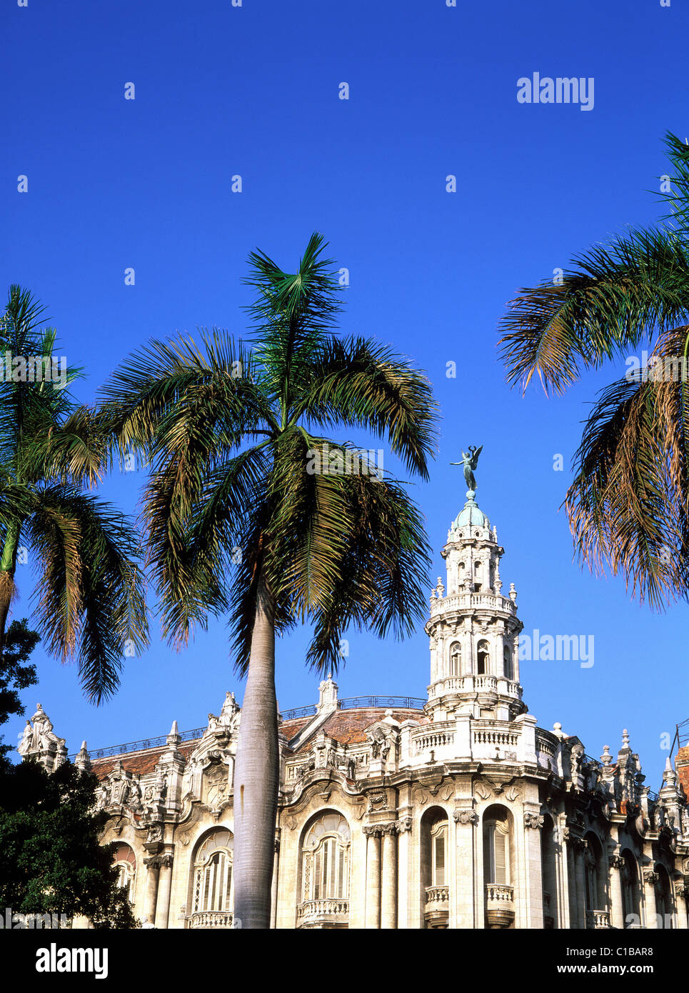 Cuba, Havana, Opera house from the Cathedral square Stock Photo - Alamy