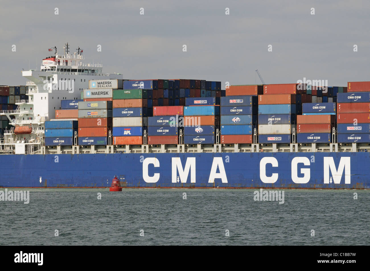 Cma cgm shipping containers hi-res stock photography and images - Alamy