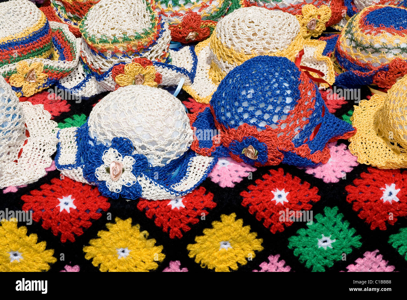 Rainbow coloured hat hi-res stock photography and images - Alamy