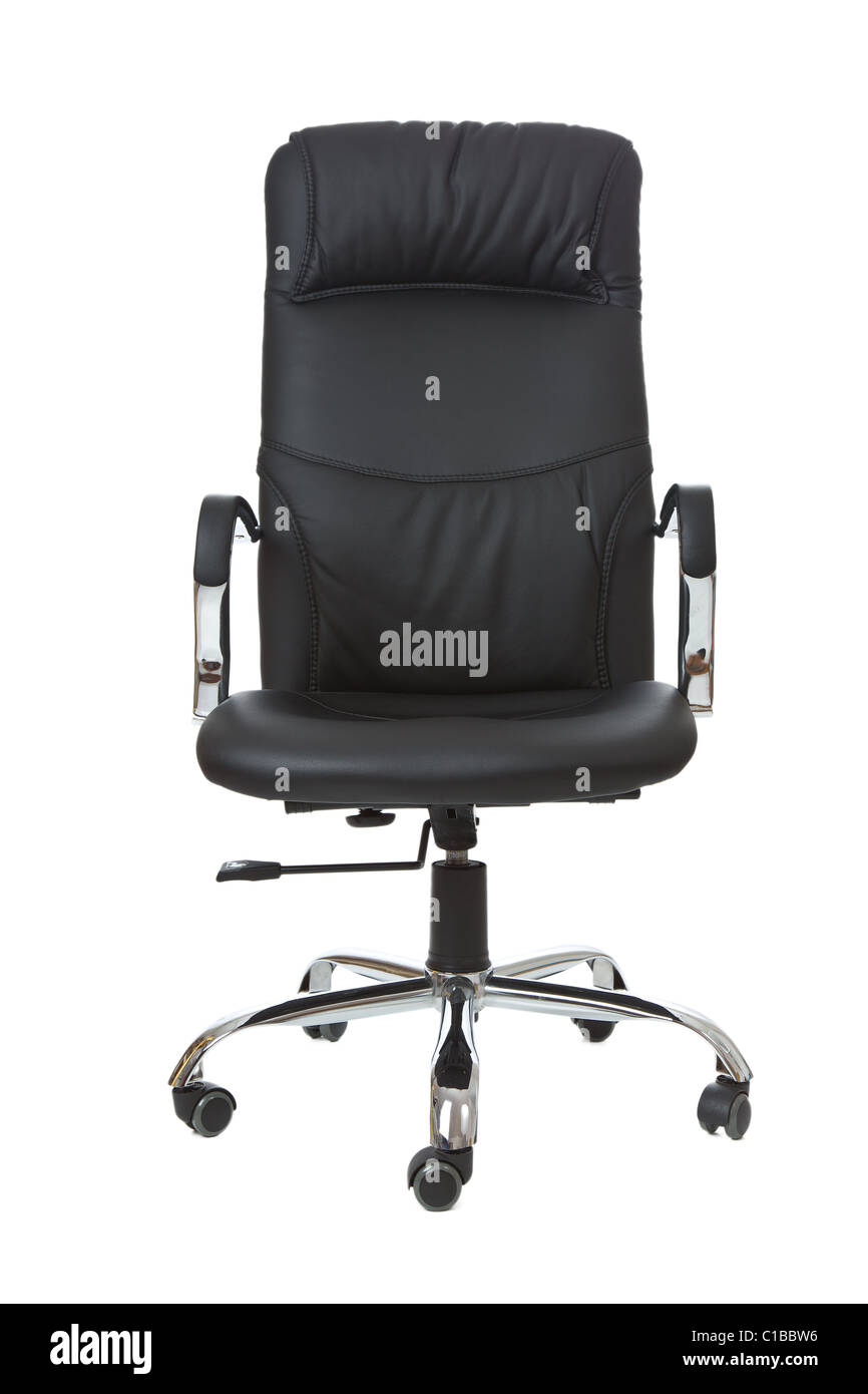 the office chair on white background Stock Photo - Alamy