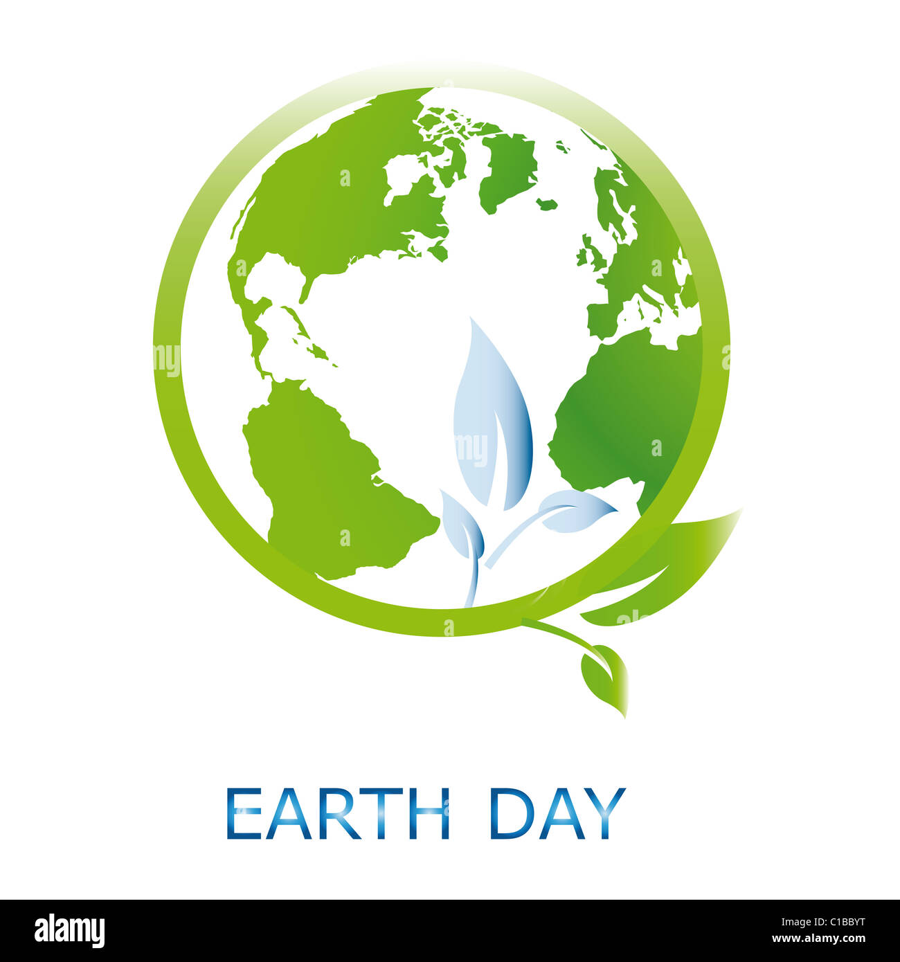 Planet symbol on Earth Day Stock Photo - Alamy