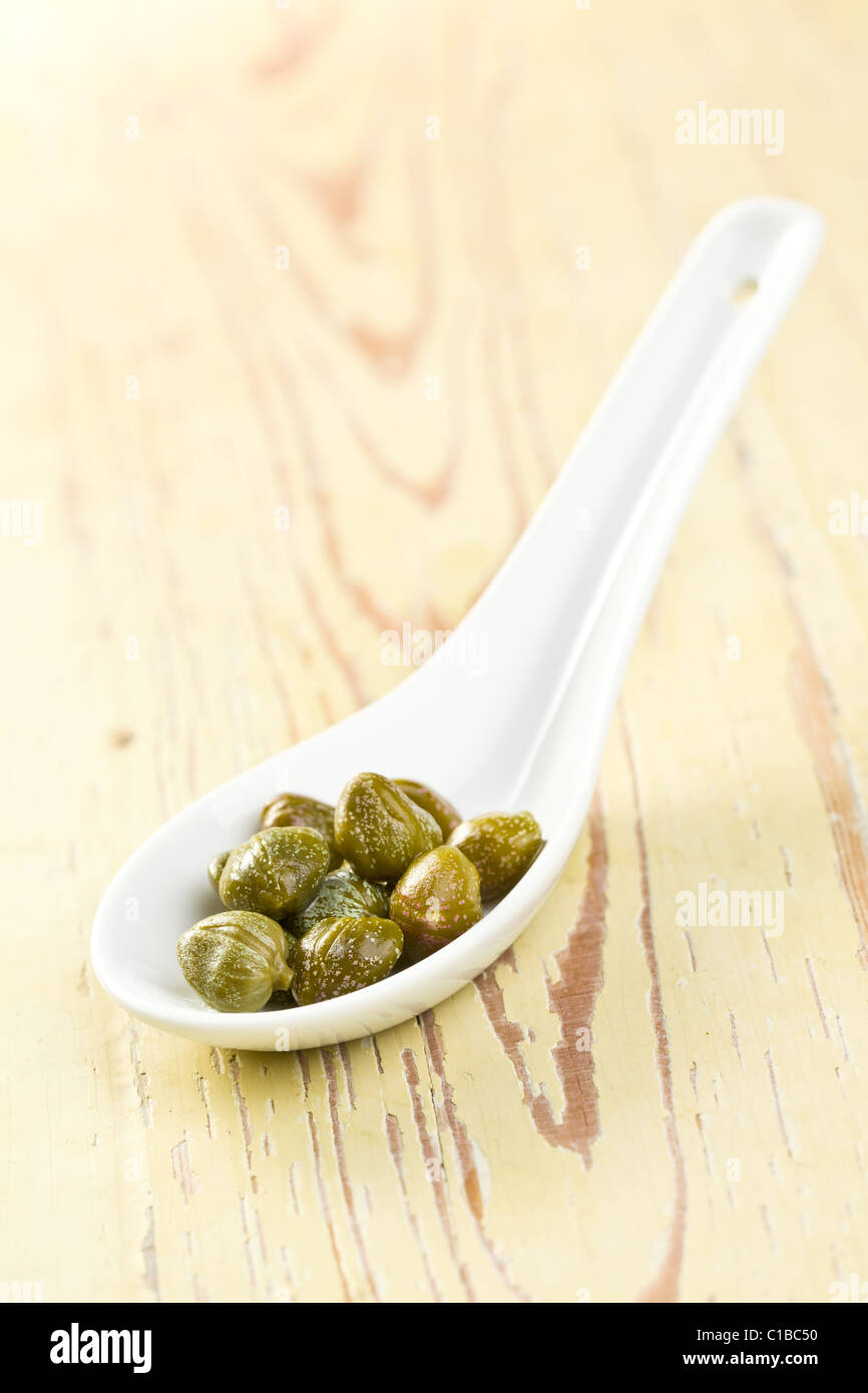 Spoon Of Capers High Resolution Stock Photography and Images - Alamy